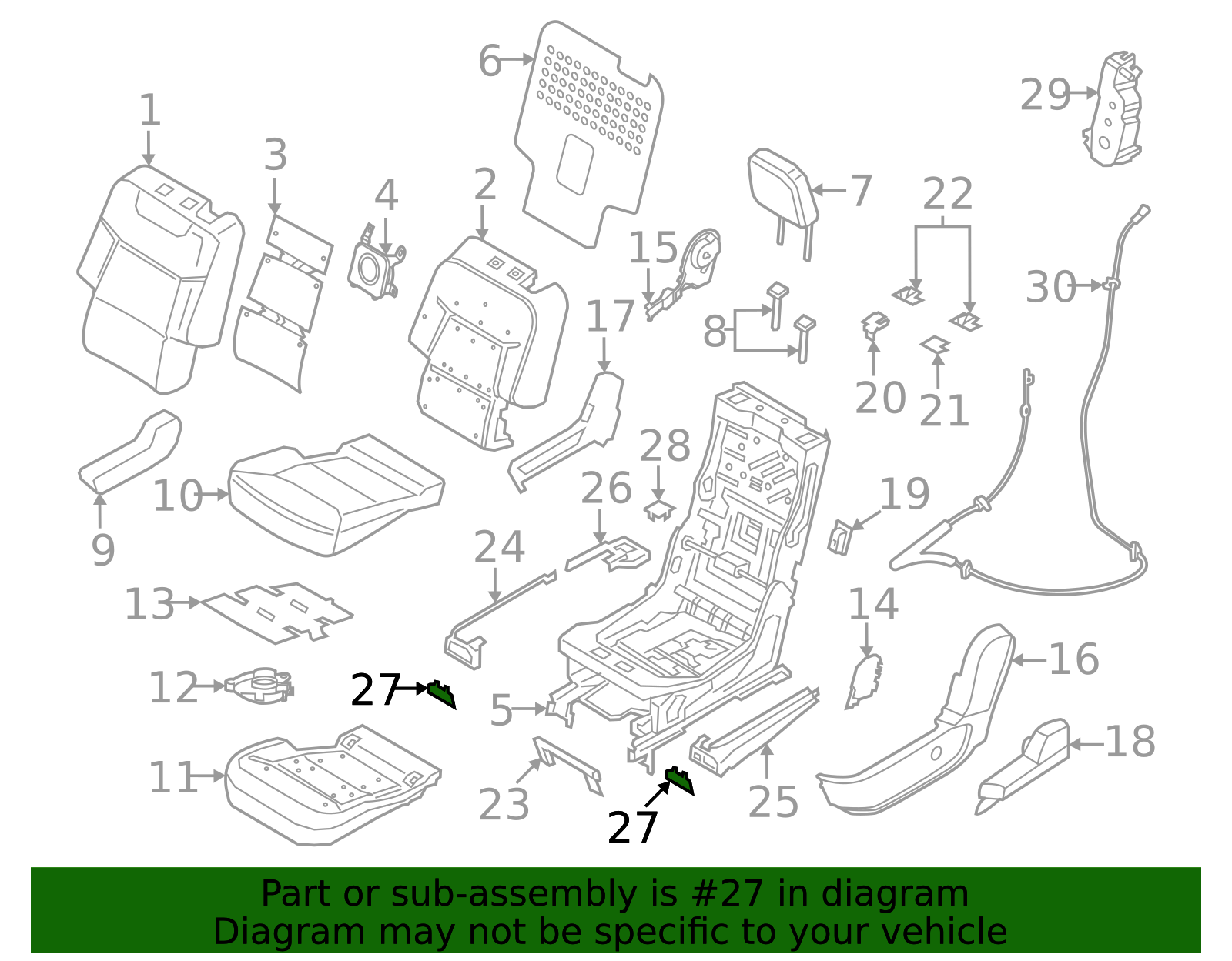 2020-2024 Lincoln Aviator Track Cover LB5Z-7861748-AAB | Miracle Ford Parts