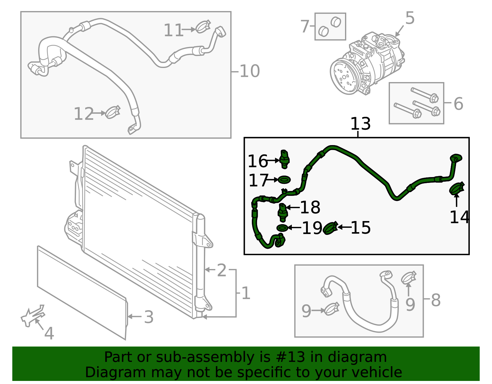2016-2018 Volkswagen Jetta Liquid Line 5C0-820-741-CF | vwpartscenter