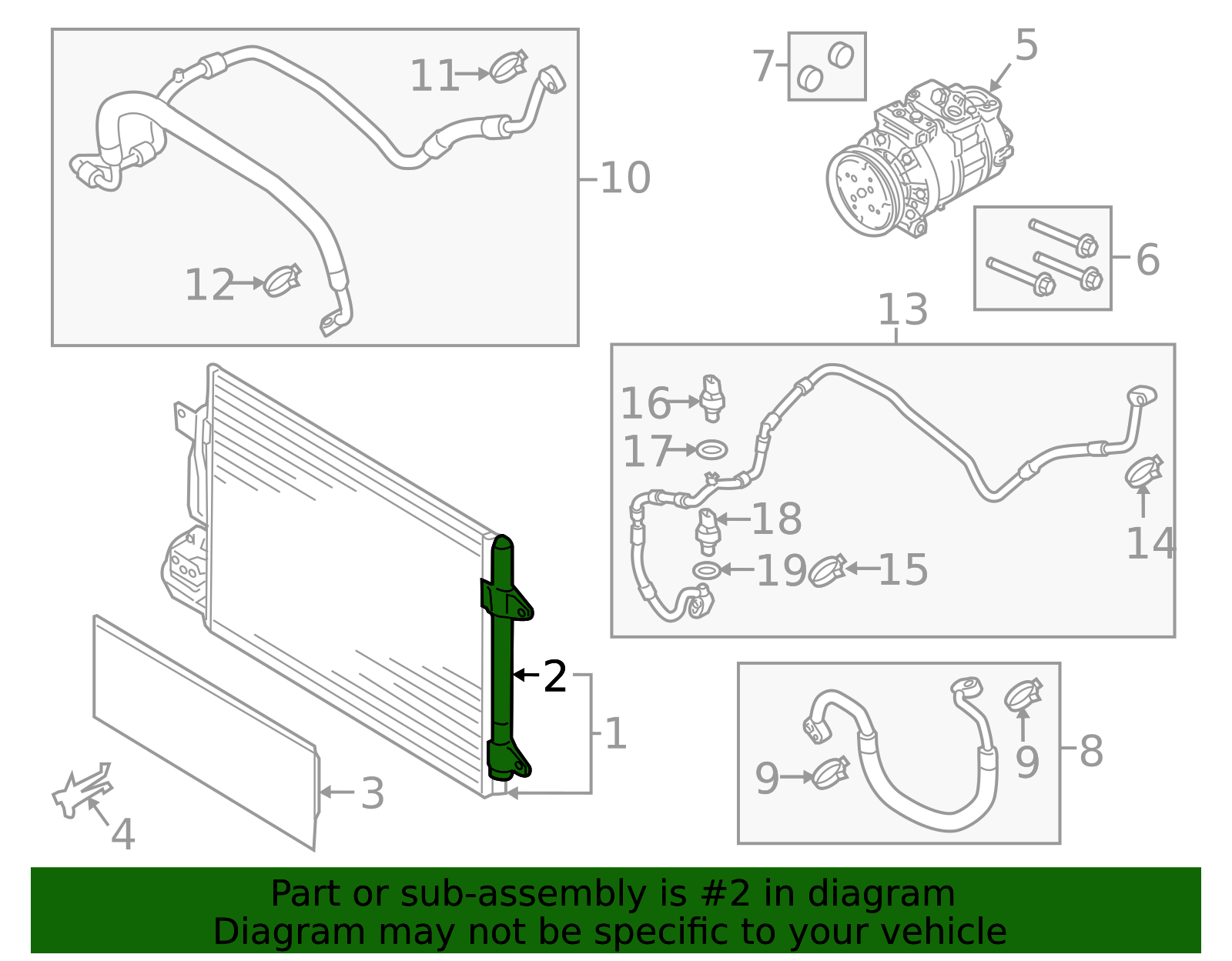 5C0-298-403-A - High-Quality A/C Receiver Drier for 2017-2019 ...