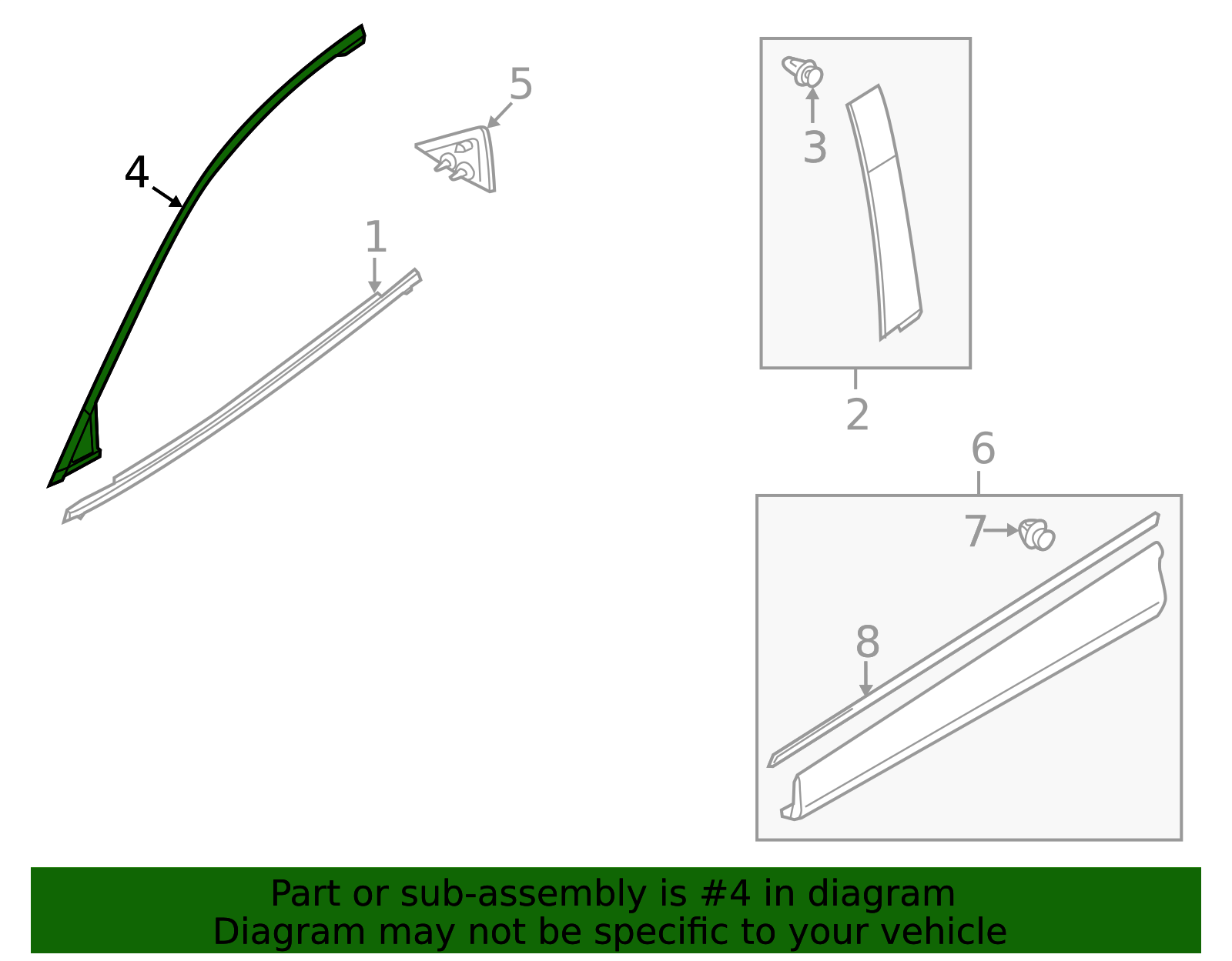 KD53-50-985F - High-Quality Window Molding for 2013-2016 Mazda CX-5 ...