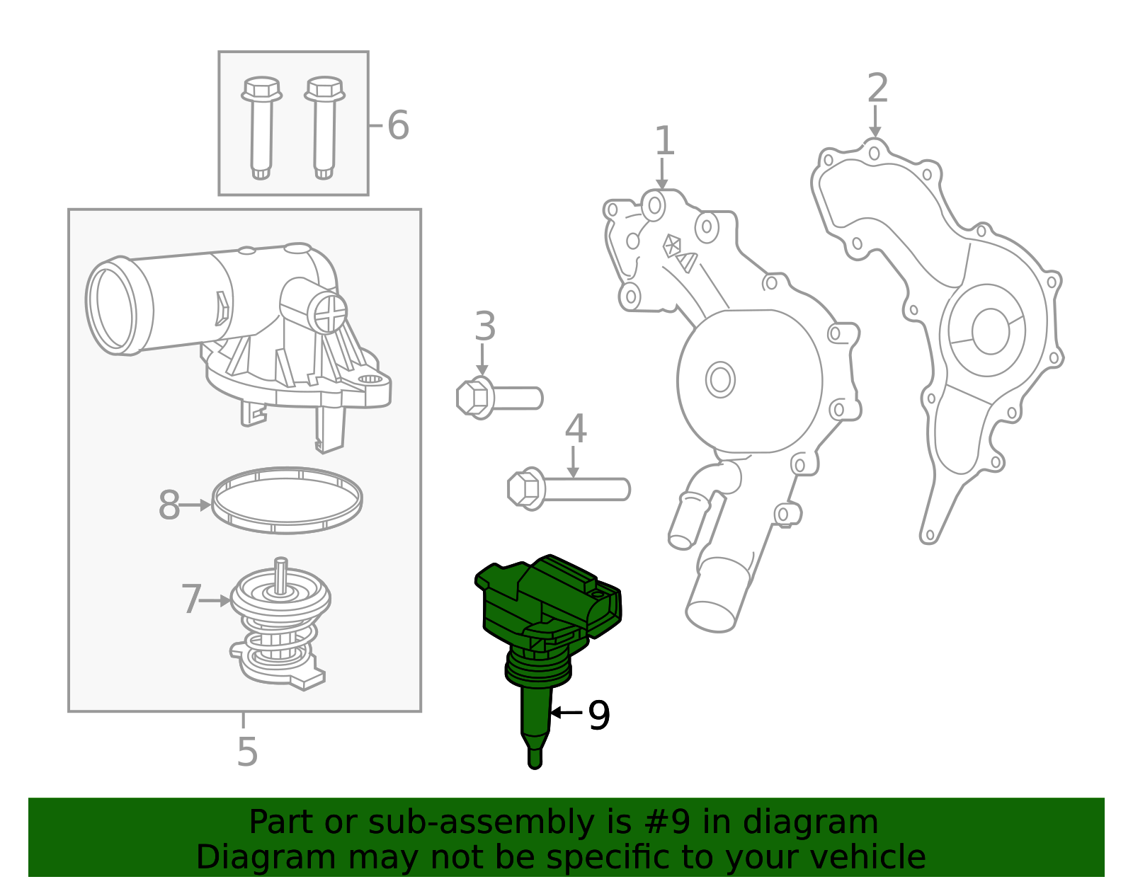 2021-2025 Mopar Temp Sensor 68217702AD | Mopar Parts Canada