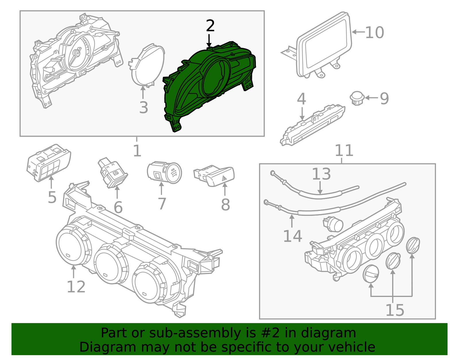 2016-2020 Toyota Cluster Housing 83841-WB002 | OEM Parts Quick