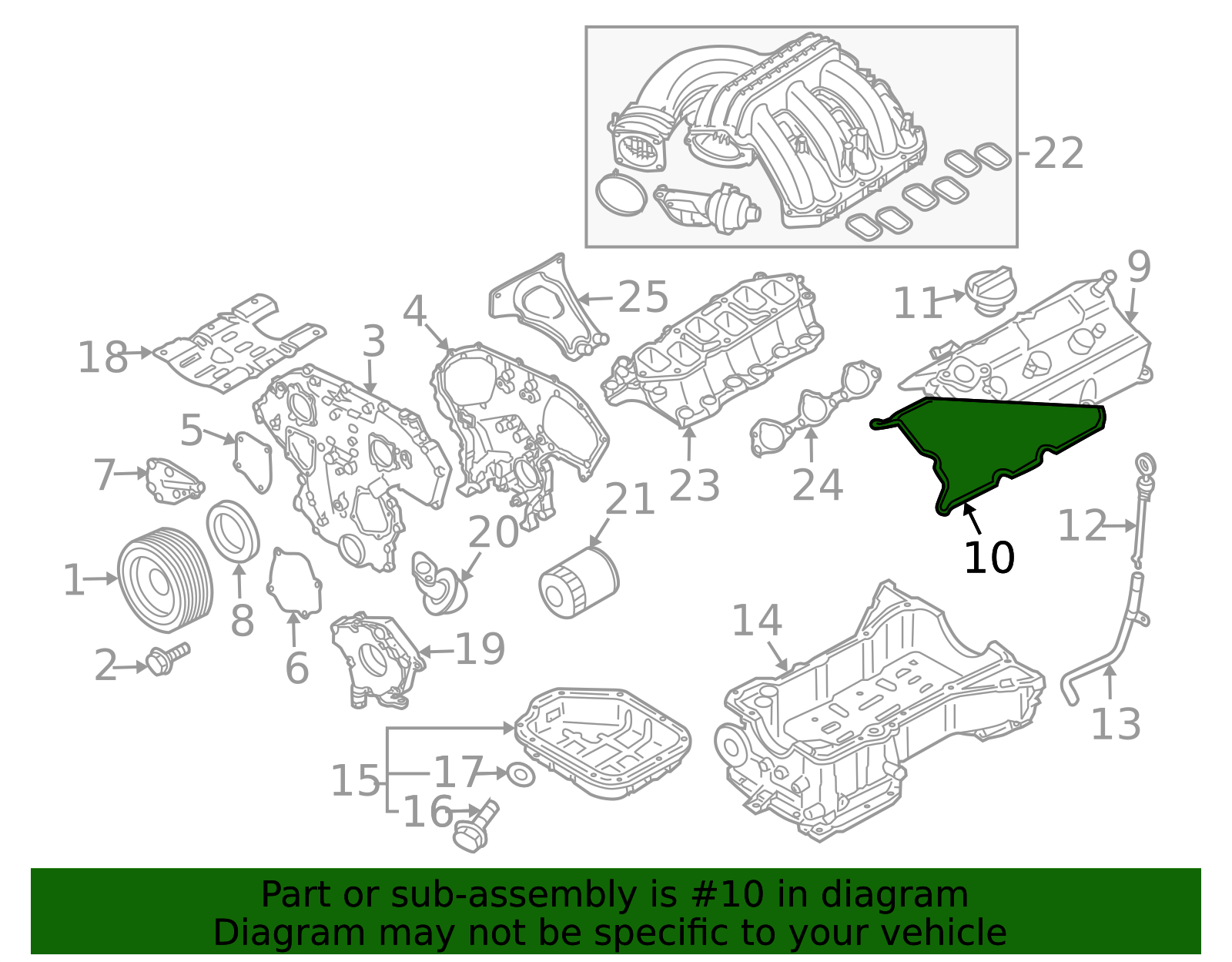 Valve Cover Gasket 13270-EA21C | Nissan Parts OEM