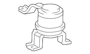 Genuine Toyota Automatic Transmission Mount part# 12305-28060 for 2001 ...