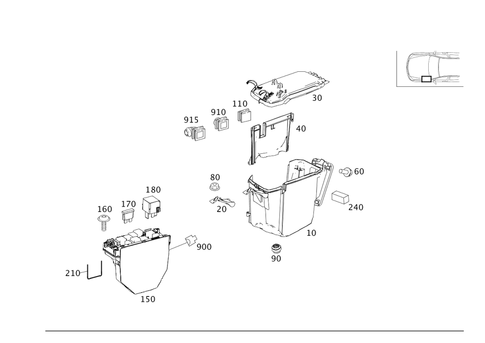 204-900-08-00 - Control Unit 2008-2015 Mercedes-Benz | Mercedes-Benz ...