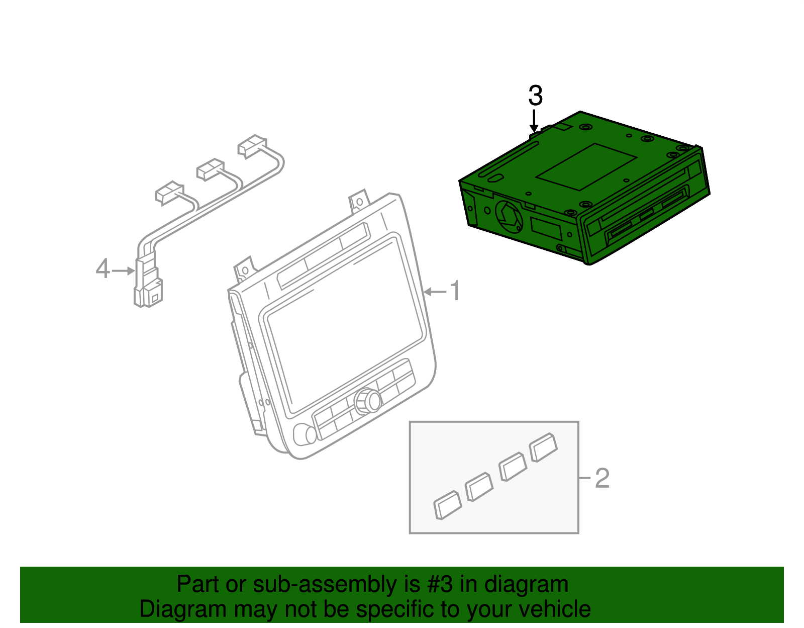 7P6-035-664-N - Control Module 2017 Volkswagen Touareg | Volkswagen ...