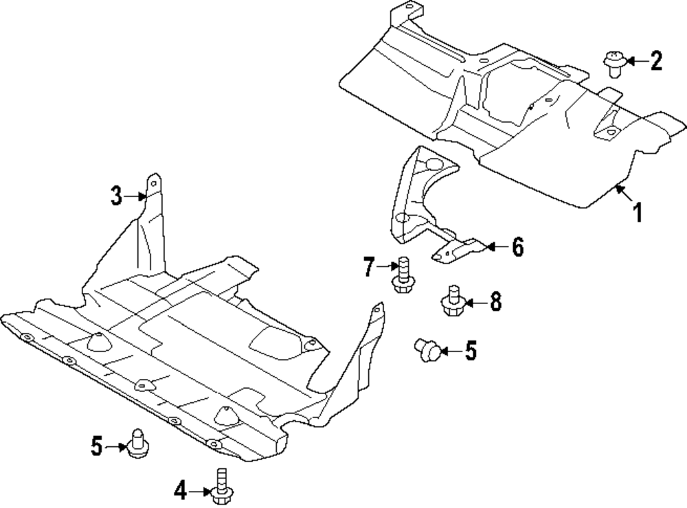 2025 Subaru Forester Under Cover 56410SL000 | Subaru Parts Guys