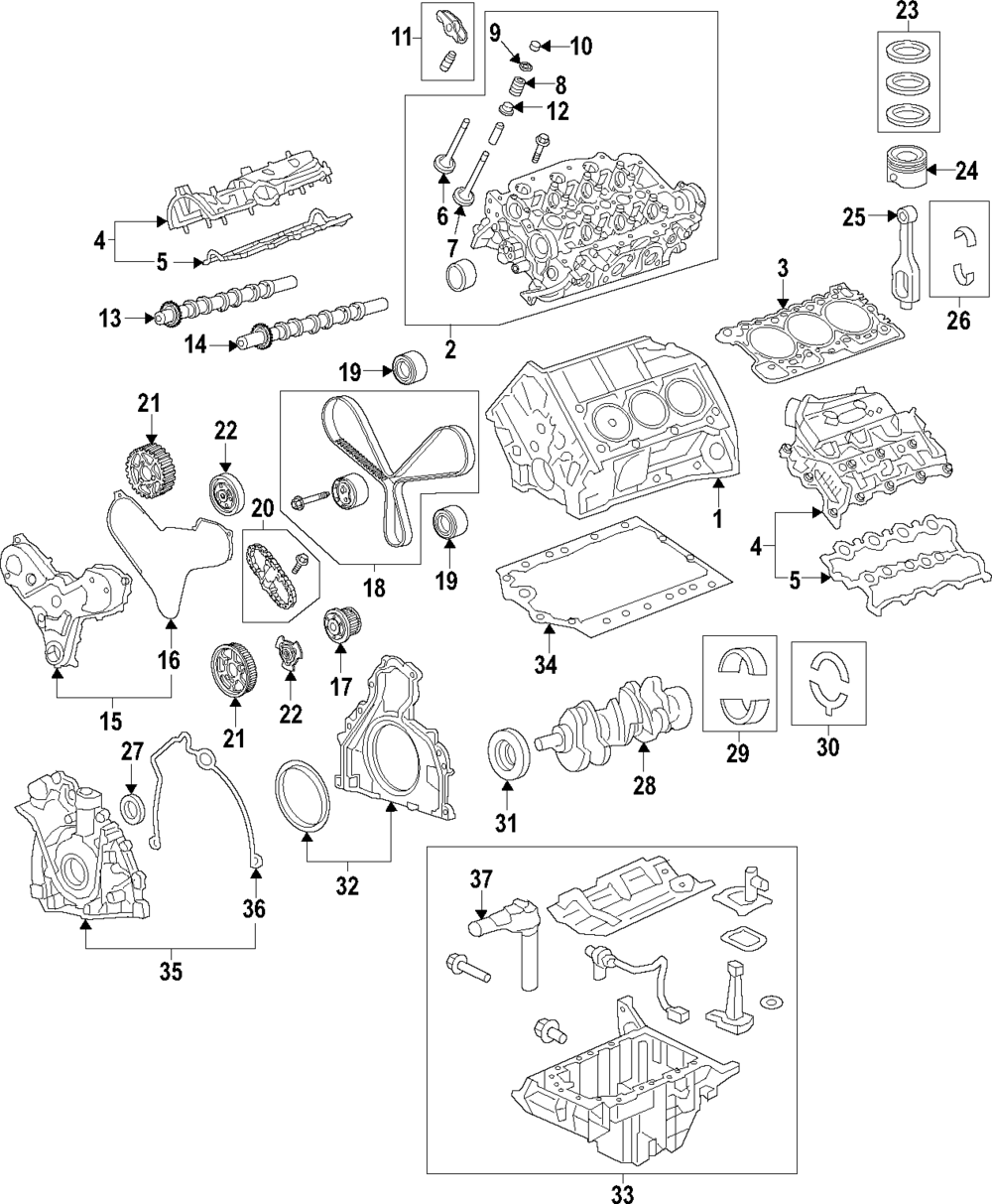 2016-2021 Land Rover Timing Belt LR078913 | OEM Parts Online