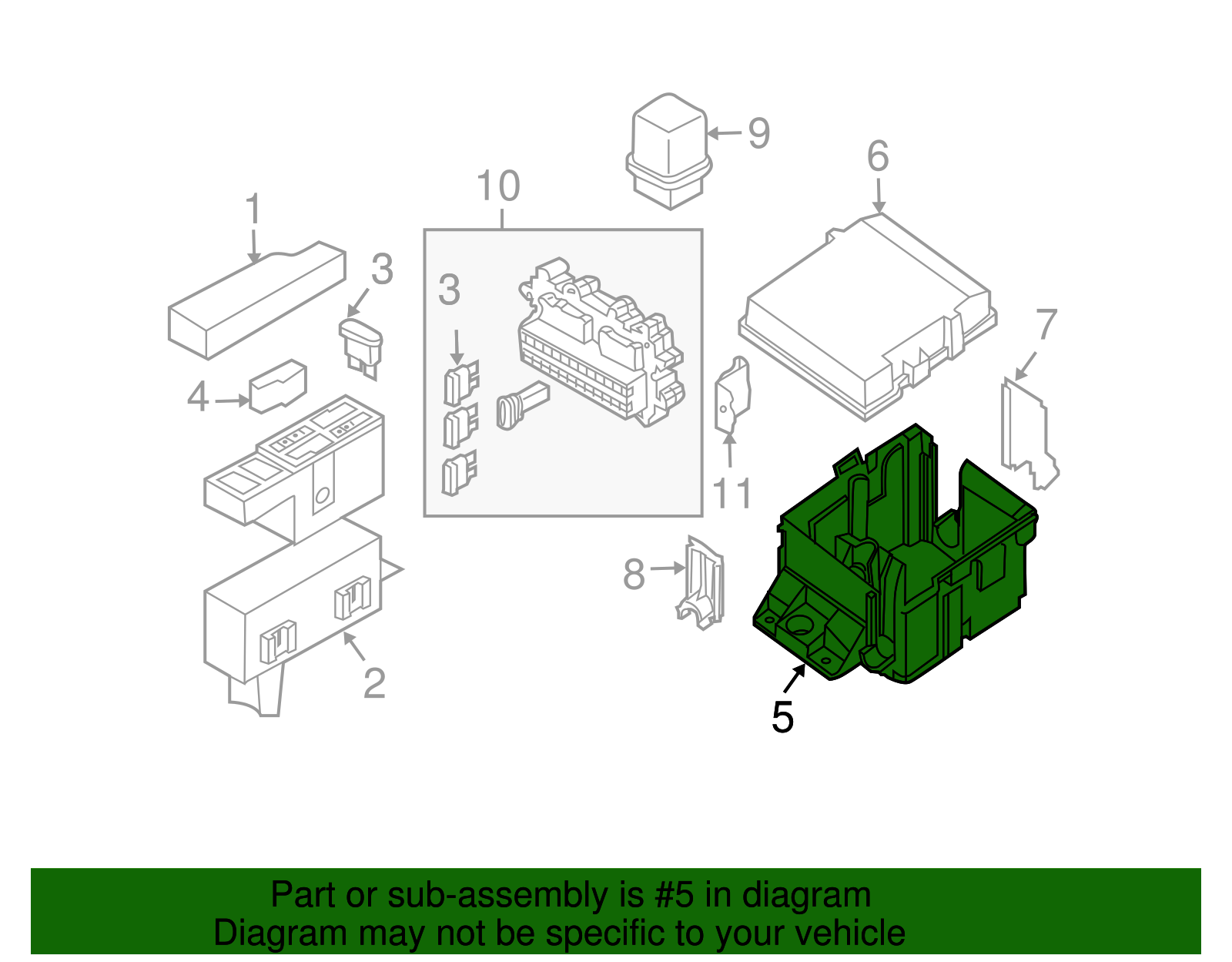 24382-7S110 - High-Quality Relay Box for 2004-2010 Infiniti QX56 ...