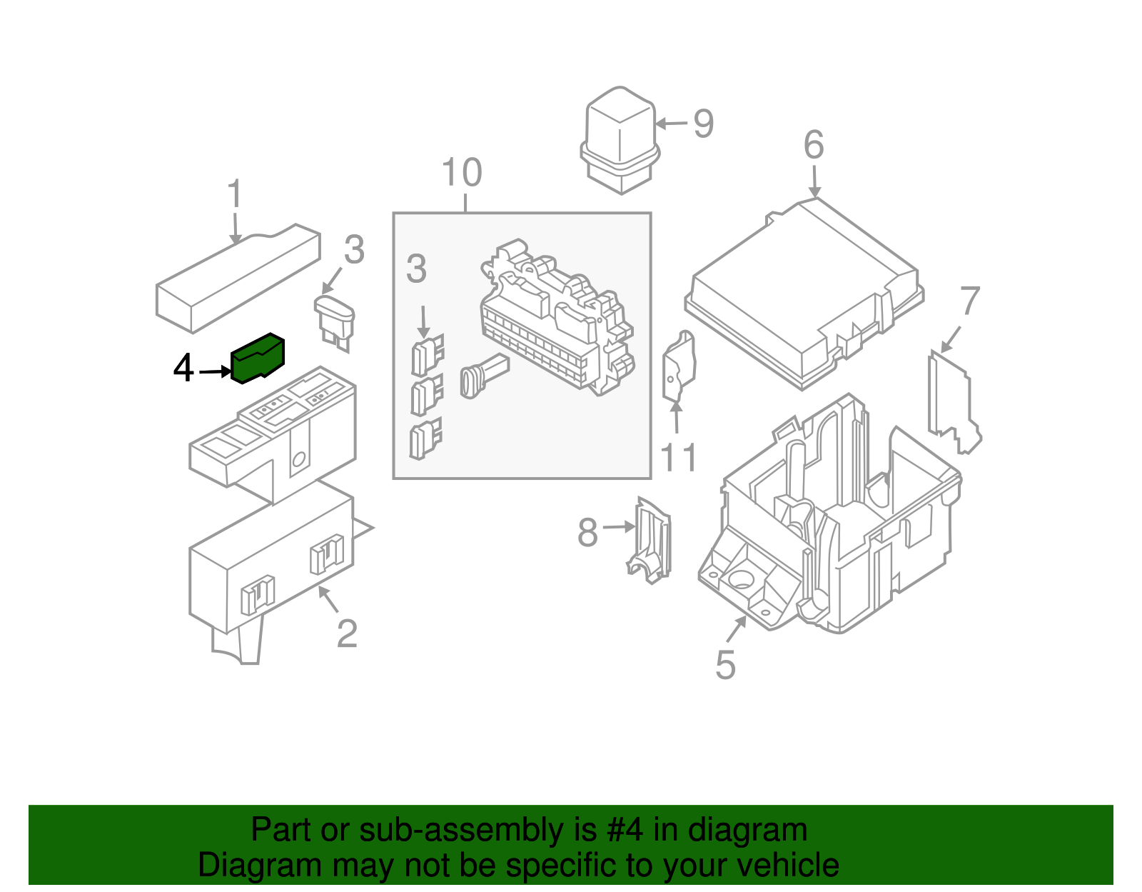 1997-2010 Infiniti Fusible Link 24370-C9921 | Infiniti of Nashua