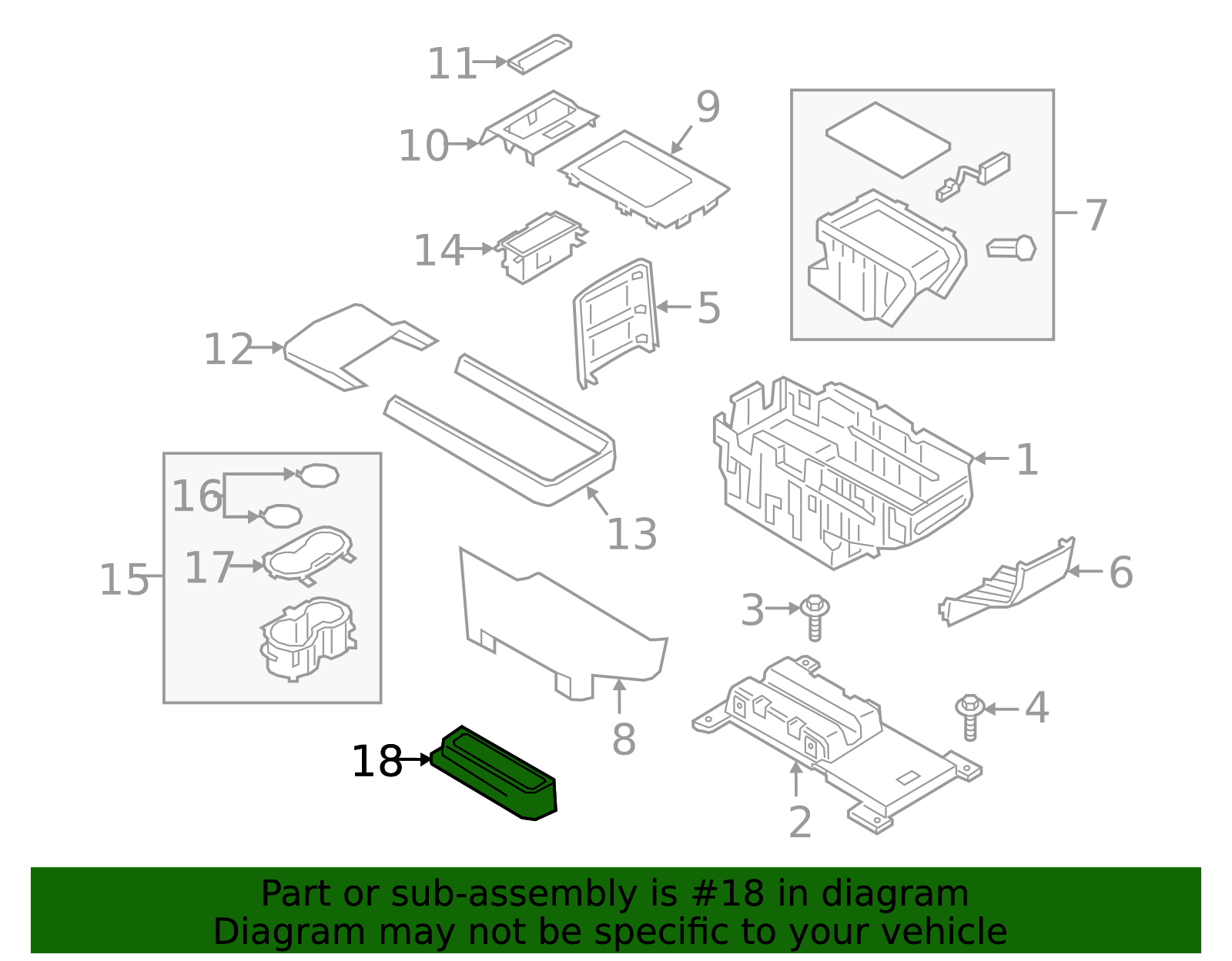 2020-2024 Lincoln Aviator | Utility Tray | LC5Z-78045N28-AD | Walls ...