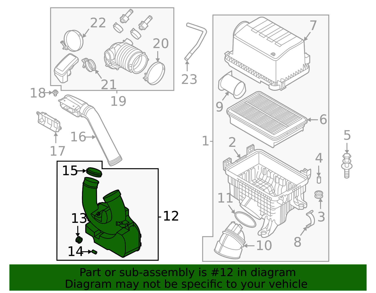 28220-K0100 - Resonator 2020-2025 Kia Soul | Genuine Kia Parts