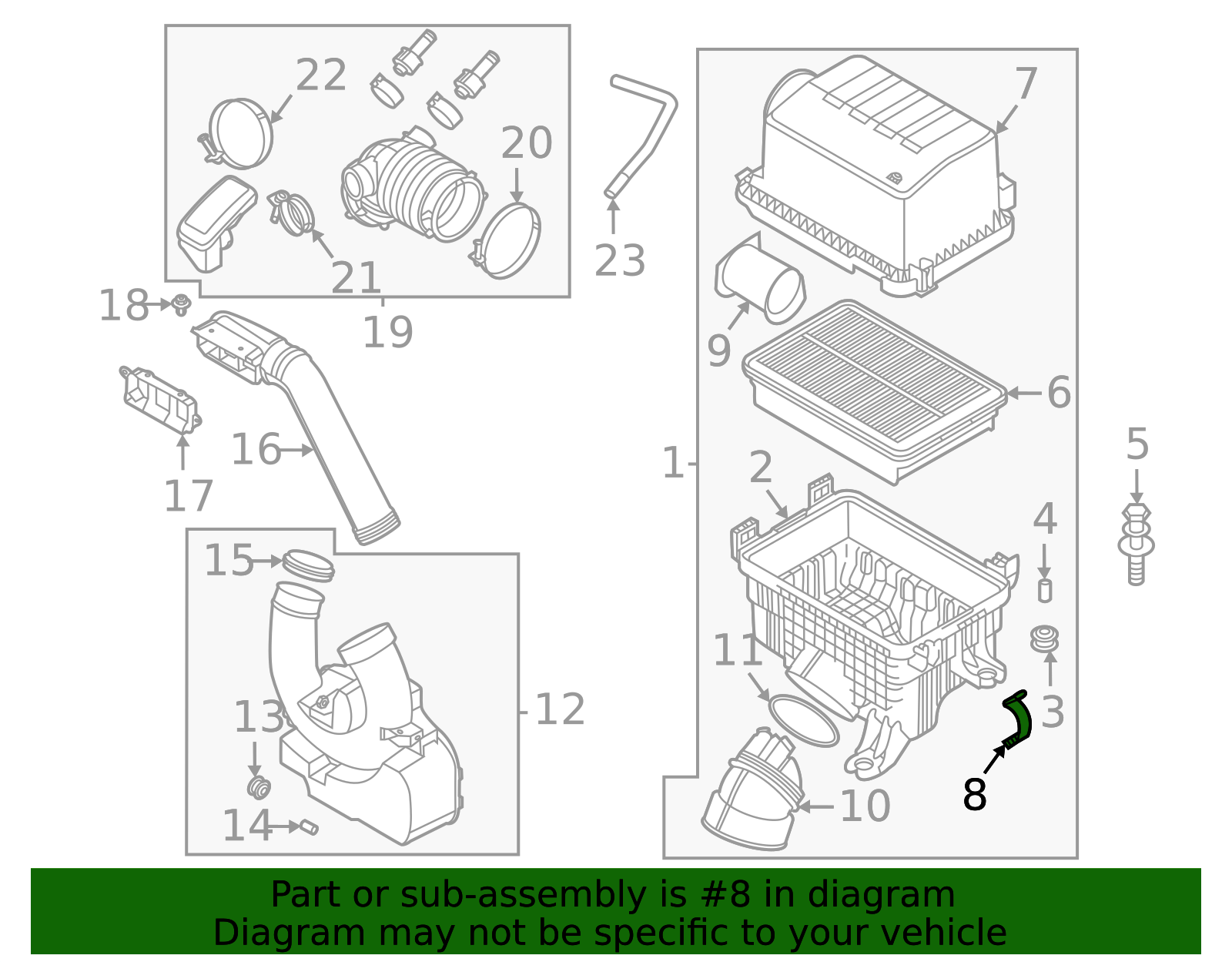 28174-3J000 - Air Cleaner Assembly Clamp 2010-2026 Kia | Kia.Parts Store