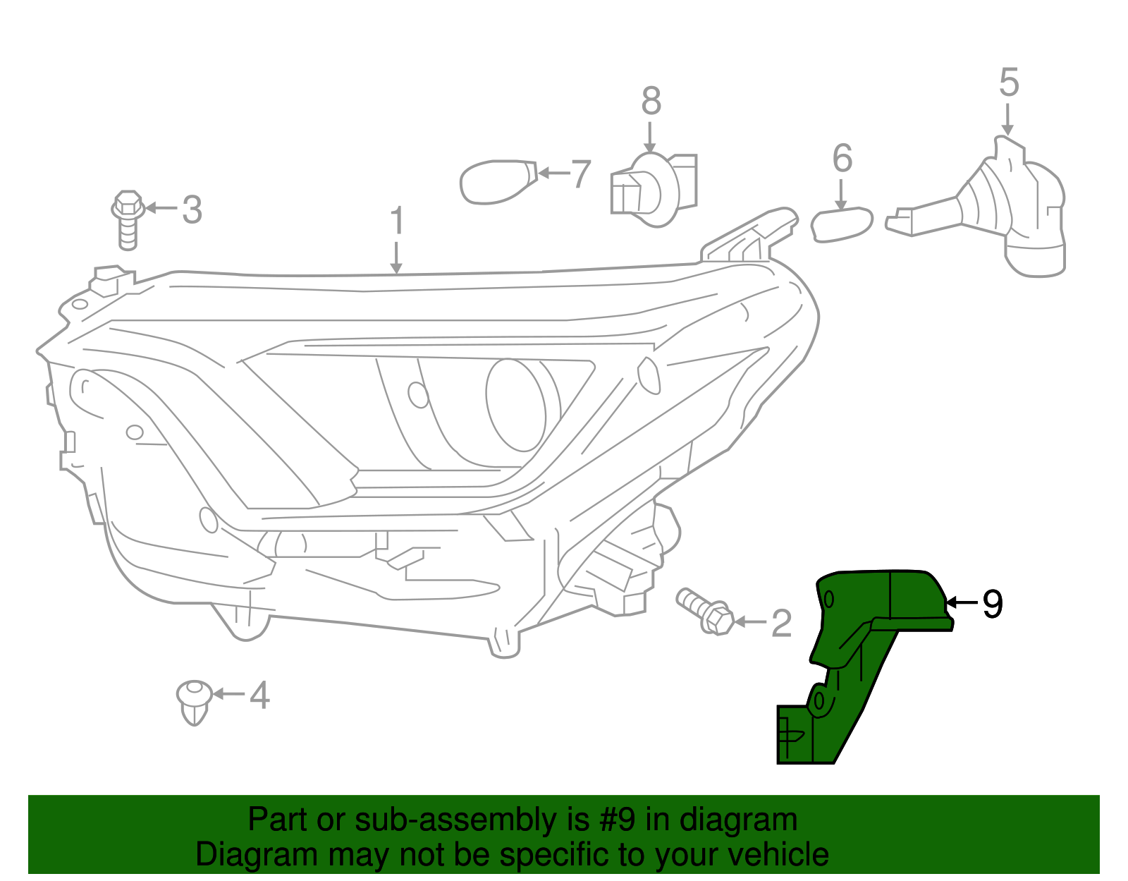2016-2018 Toyota RAV4 Repair Bracket 81196-42040 | Toyota San Diego Parts