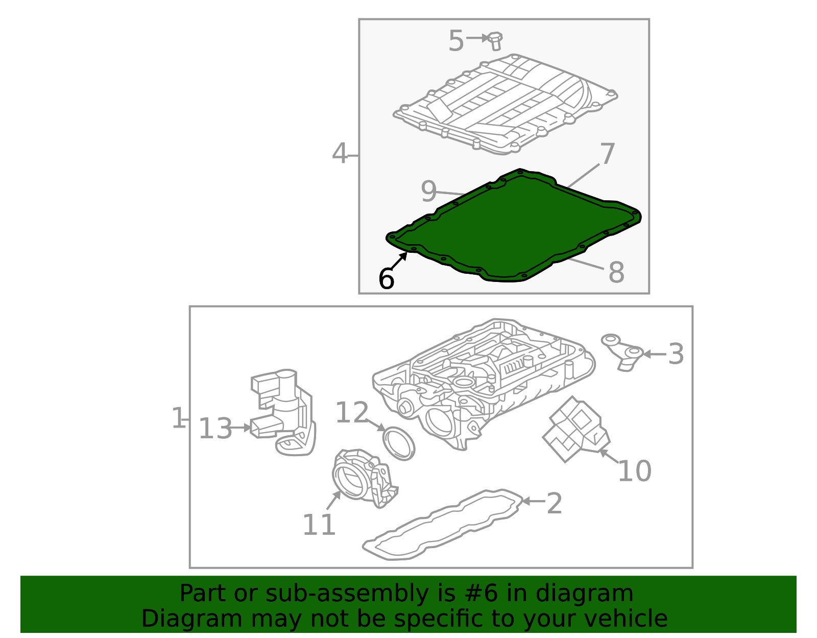 Supercharger Housing Cover Perimeter Gasket 12642744 | Capital Chevy Parts