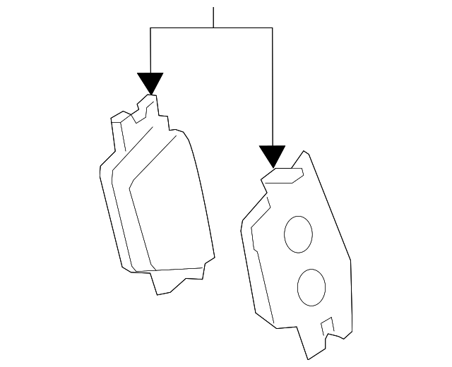 04466-33230 - 2019-2024 Lexus - Disc Brake Pad Set | My L Parts