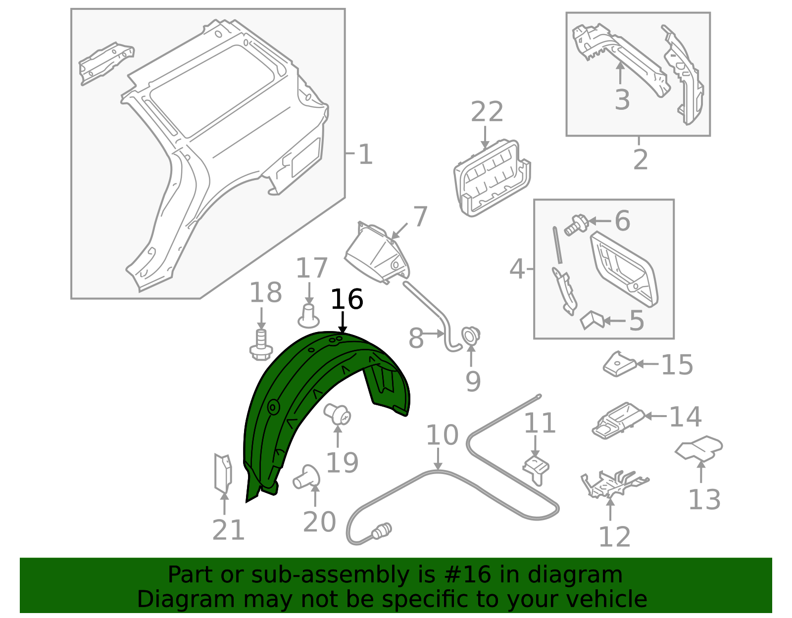 59122AG02B - Splash Shield - 2005-2009 Subaru | World OEM Parts Subaru