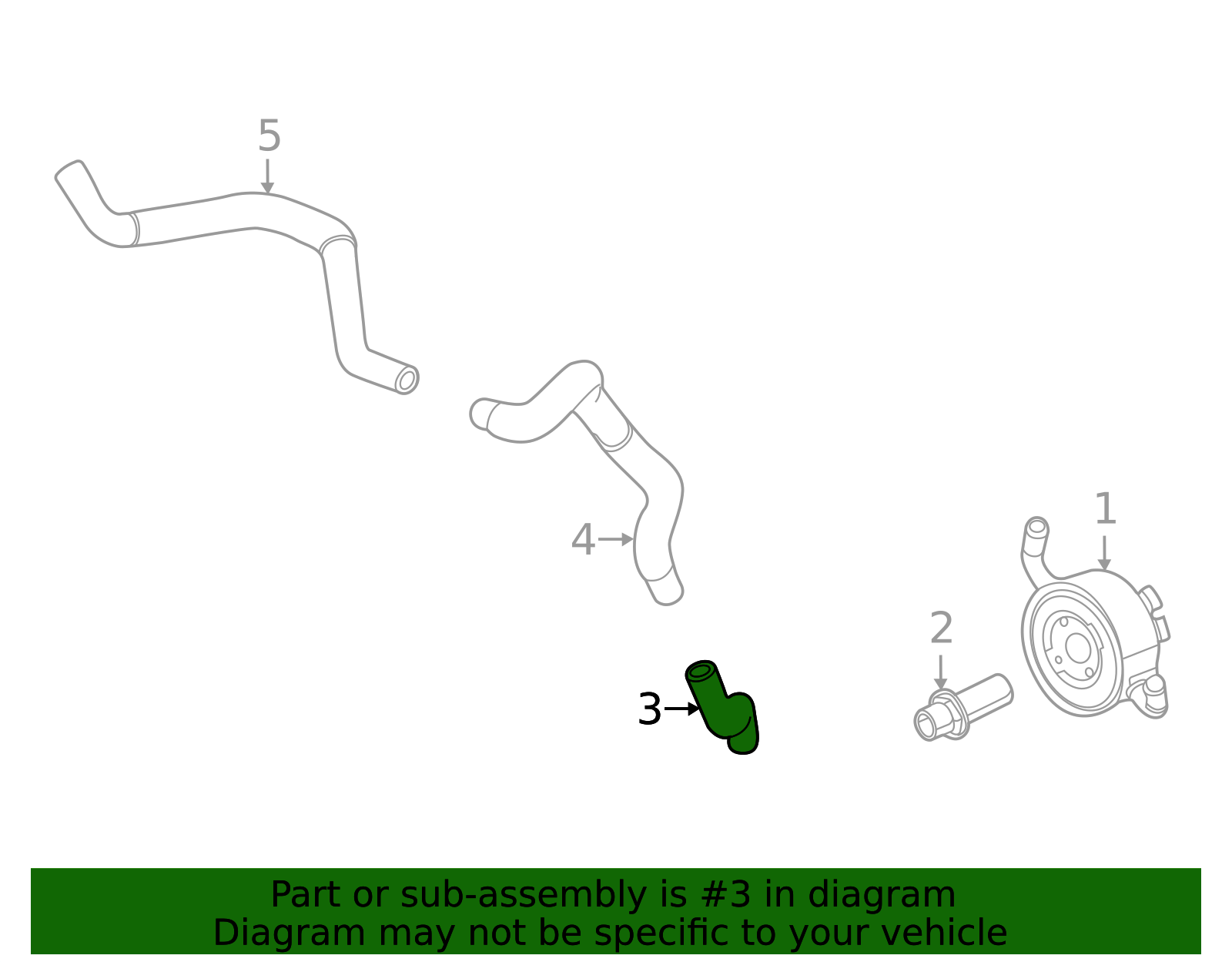 2020-2025 Nissan Oil Cooler Tube 21306-6LB0B | Nissan Parts Central
