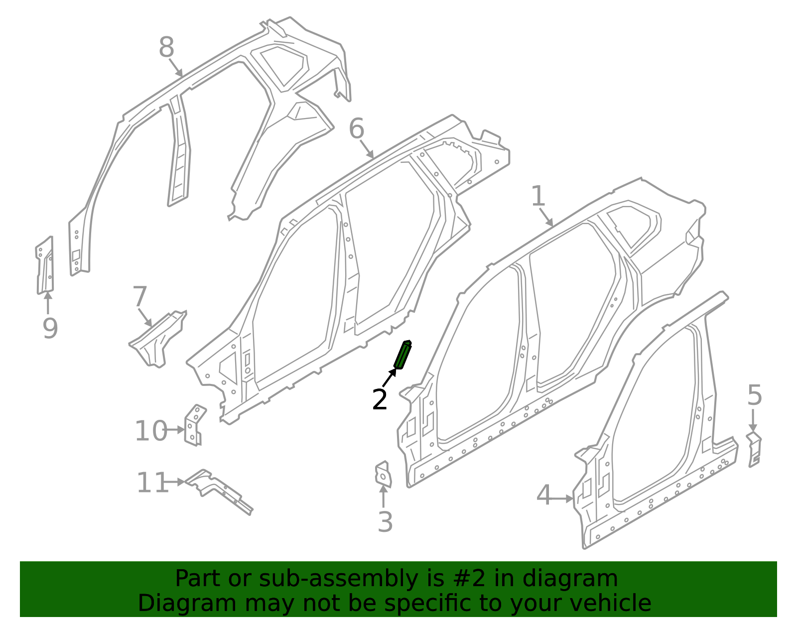 41-00-9-481-391 - Uniside Assembly Outer Support - BMW Parts Exchange