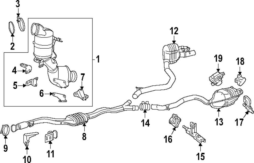 206-490-94-01 - Rear Muffler 2024-2025 Mercedes-Benz C 63 AMG® S E ...