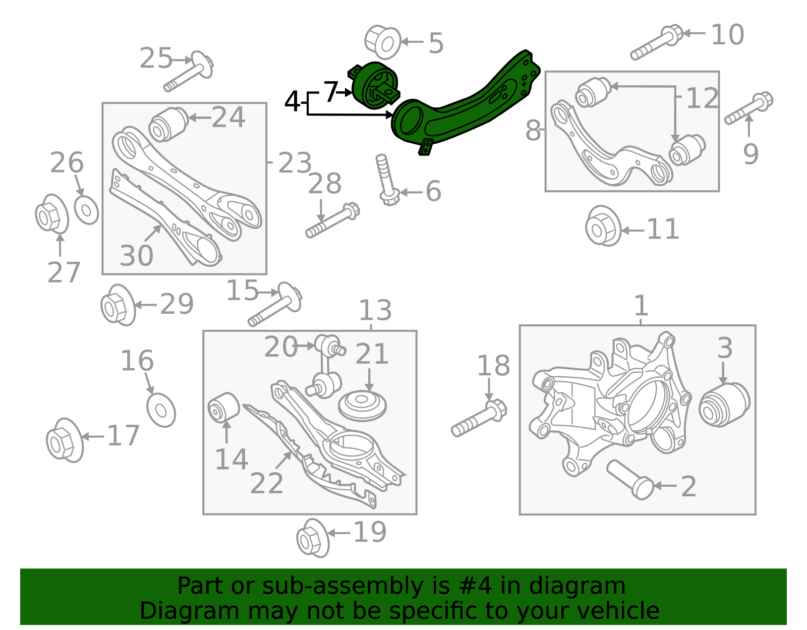 2023-2025 Kia Sportage Trailing Arm 55271-N9000 | TascaParts.com