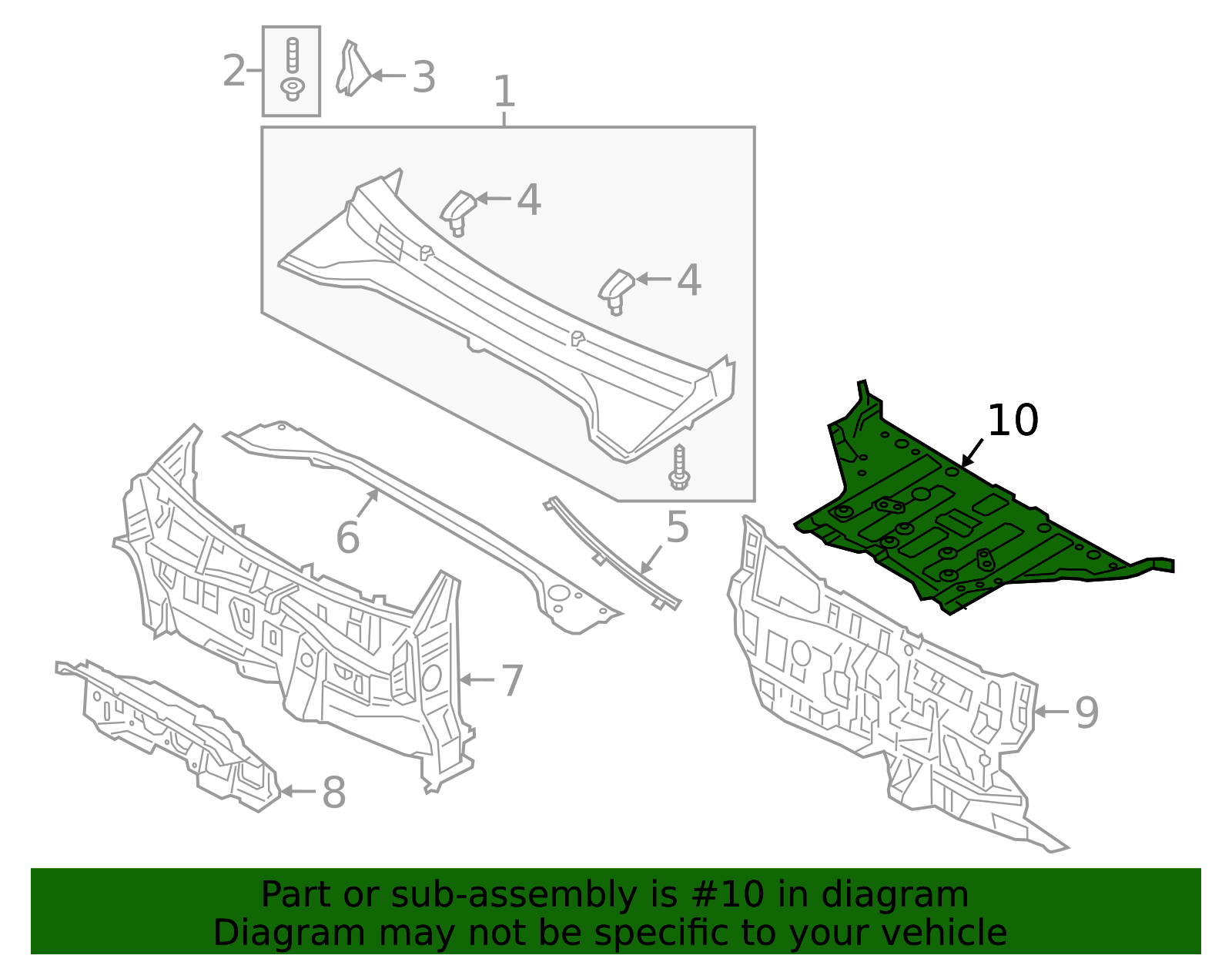 2021-2023 Hyundai Kona Electric Protect Shield 84291-J2000 | OEM Parts ...