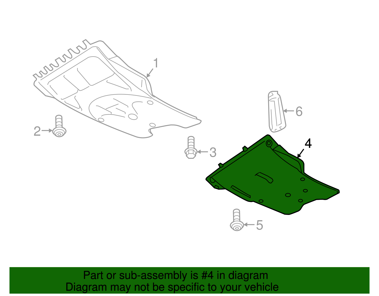 3QF-825-901-C - Skid Plate 2018-2025 Volkswagen Atlas | OEM VW Parts Haus
