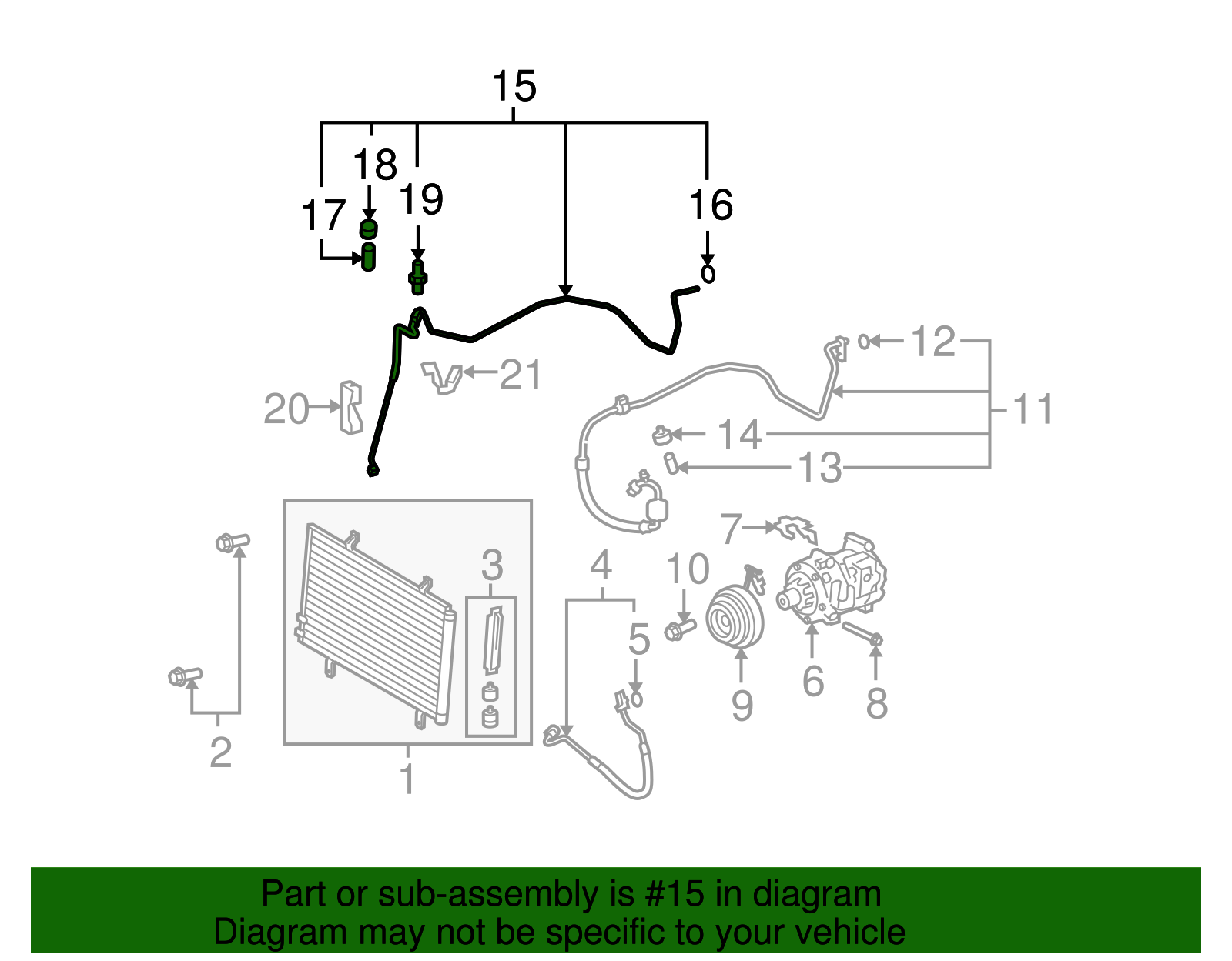 88716-0T010 - Liquid Line 2009-2015 Toyota Venza | Brantford Toyota Parts