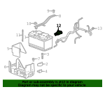 2016-2025 GM Battery Current Sensor 13545954 GM | GMPartsDirect.com