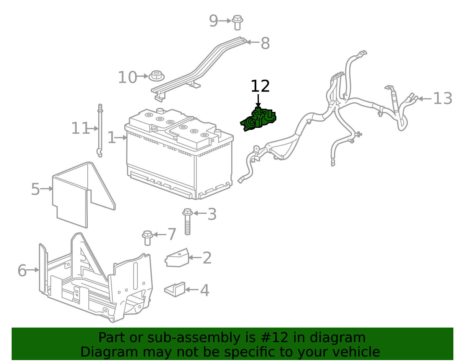 13545954 - Battery Current Sensor 2016-2025 GM | Chevrolet Parts Direct