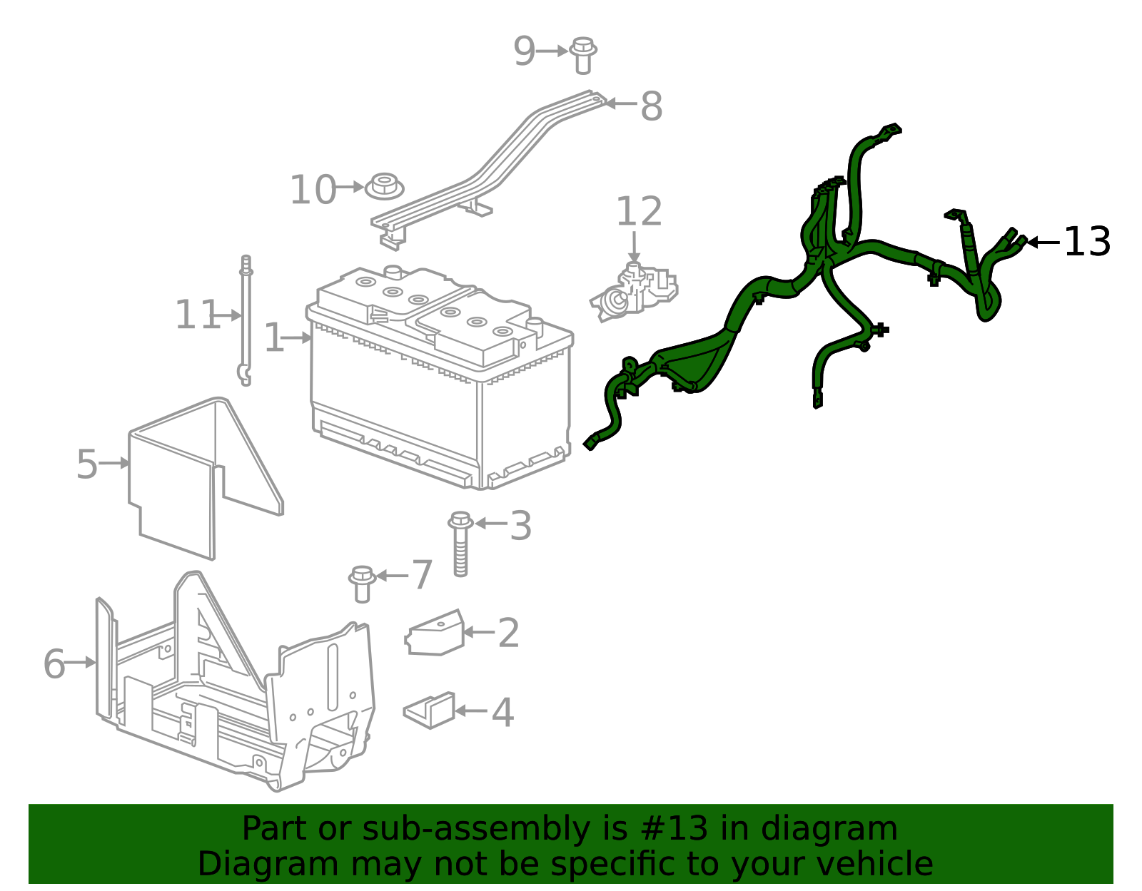 84468076 - High-Quality Positive and Negative Battery Cable Assembly ...