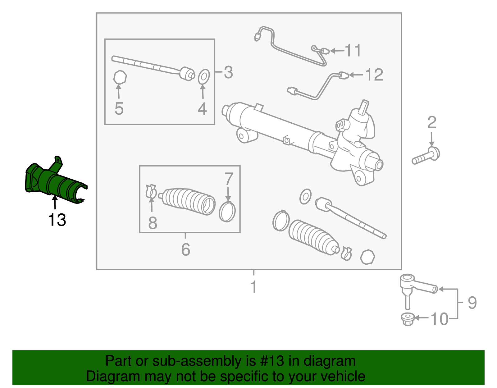 25880206 - 2012-2015 Chevrolet Captiva Sport - Steering Gear Heat ...