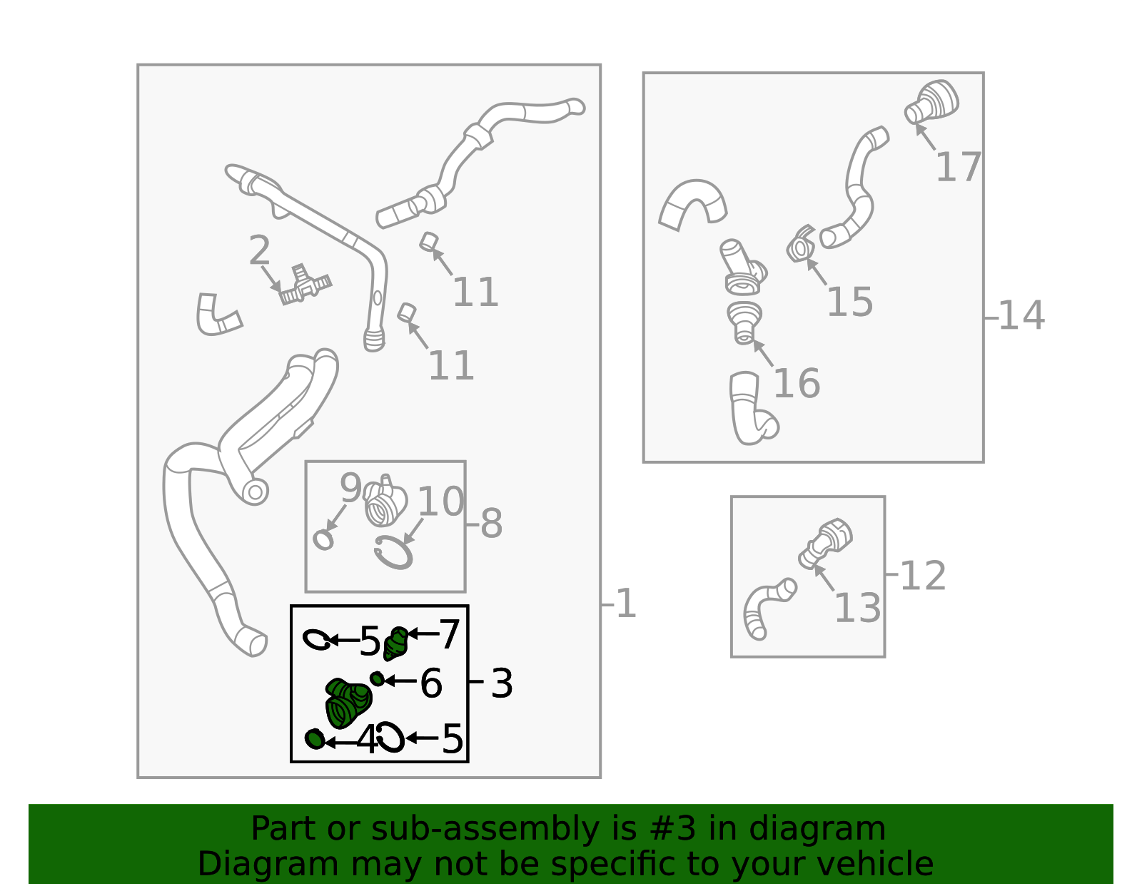 5Q0-122-291-AK - Lower Coupling 2019-2021 Volkswagen | Wolfsburg Parts ...