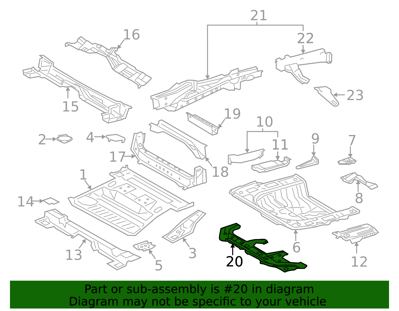 2021-2025 Toyota Support Plate 58335-42011 | Toyota Parts Center