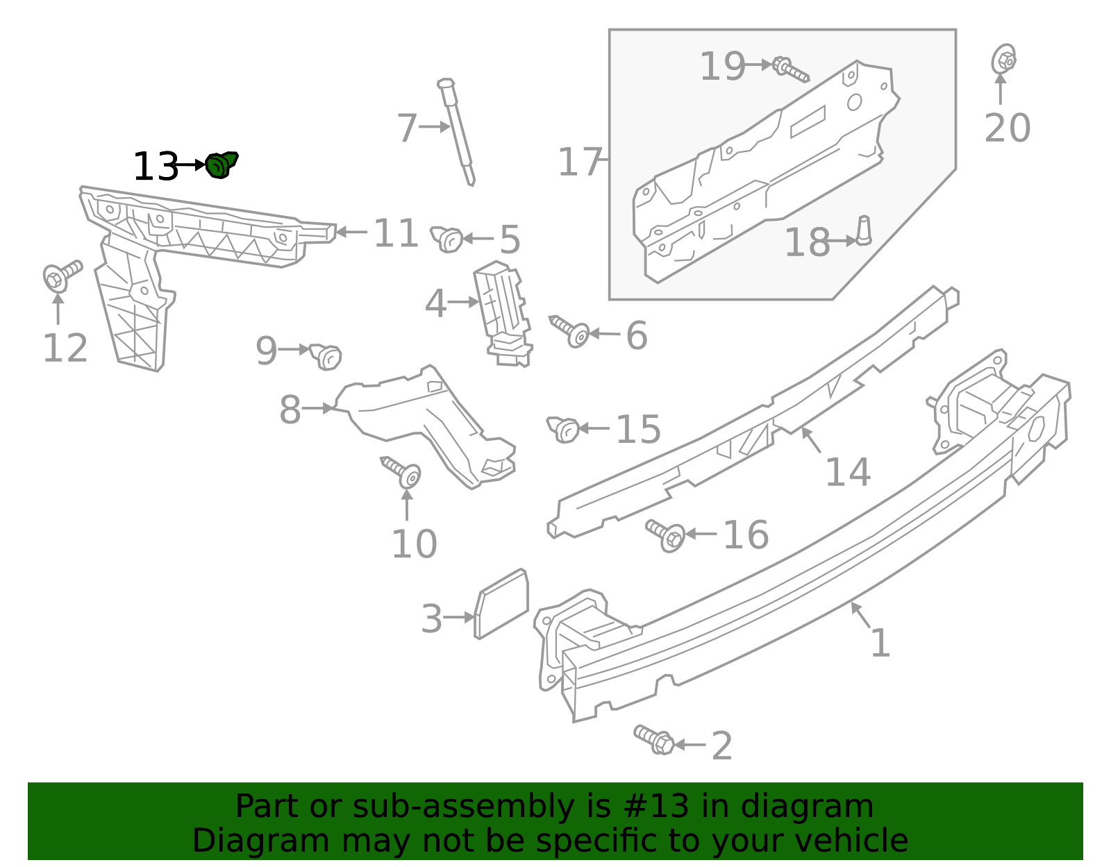 N-106-213-01 - Lower Guide Lock Nut 2005-2025 Audi | Audi OEM Parts Guy