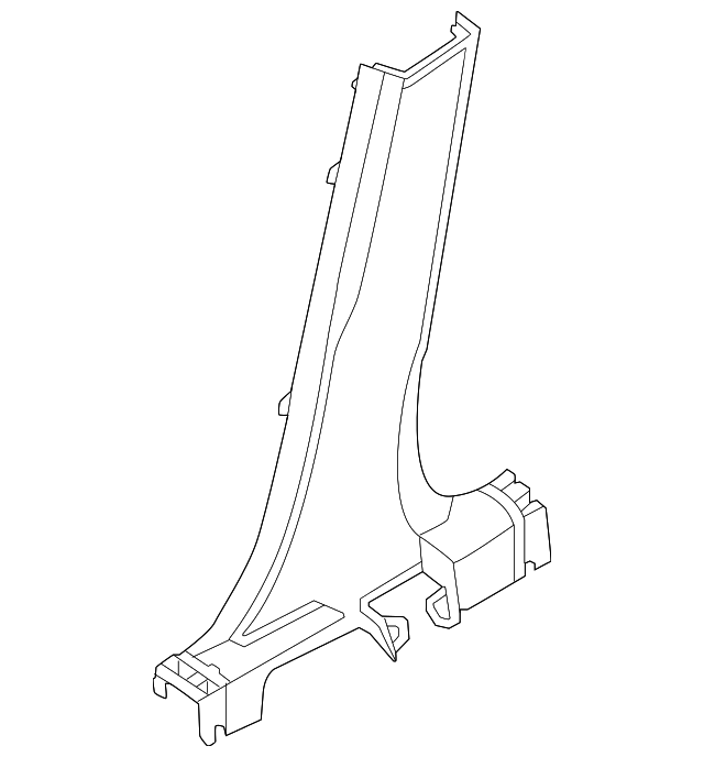 2021-2025 Nissan Rogue Lower Center Pillar Trim 76915-6RR0A | Team ...
