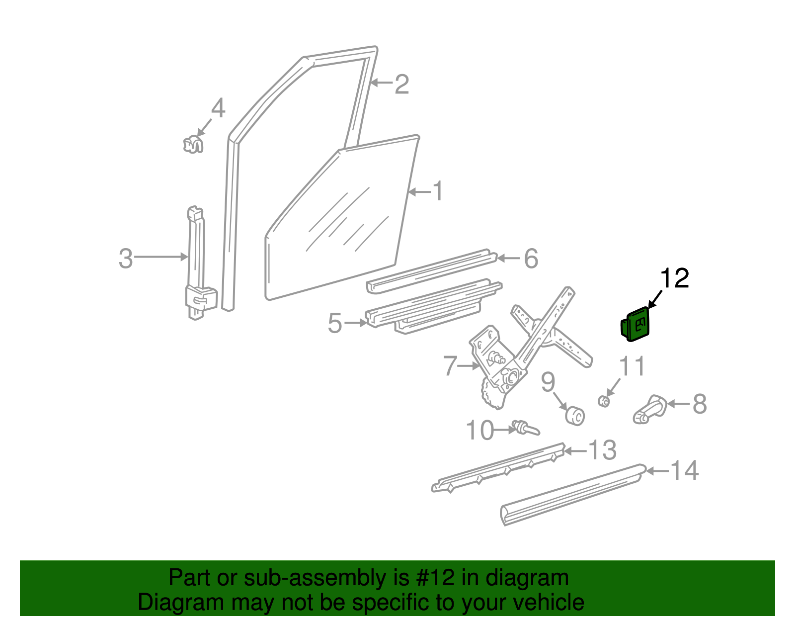 1985-1999 GM Window Switch 19209393 | Capital Chevy Parts