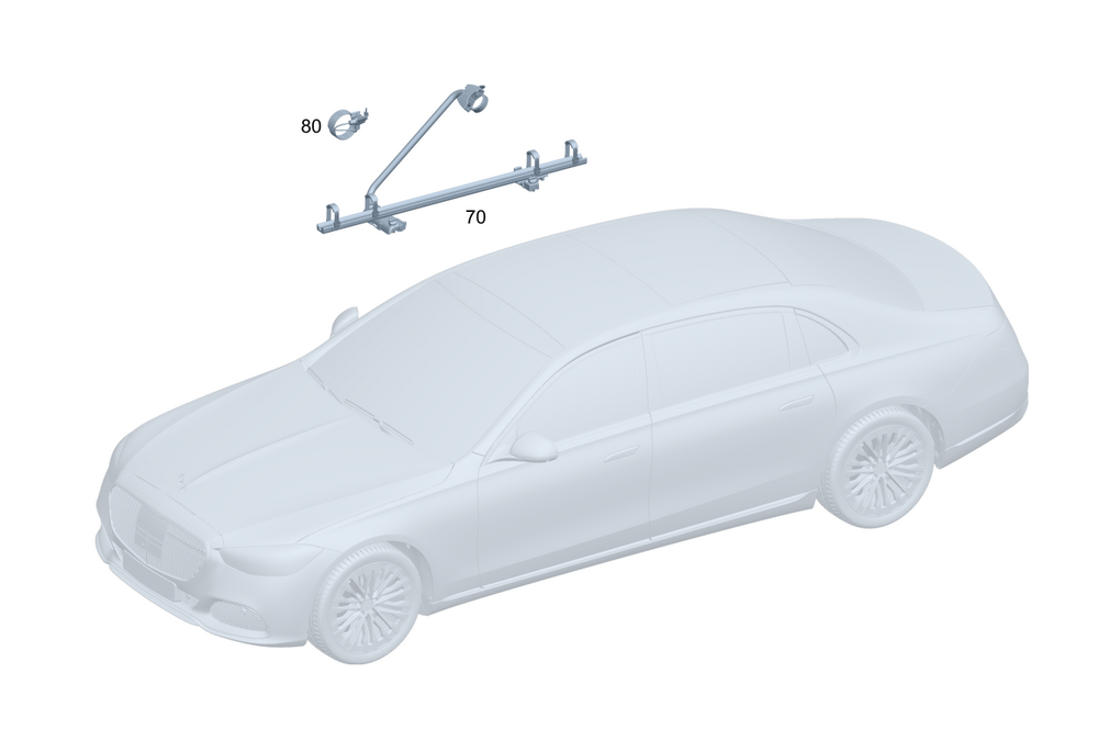 1956-2026 Mercedes-Benz Roof Box 000-840-09-00 | MB Parts Store