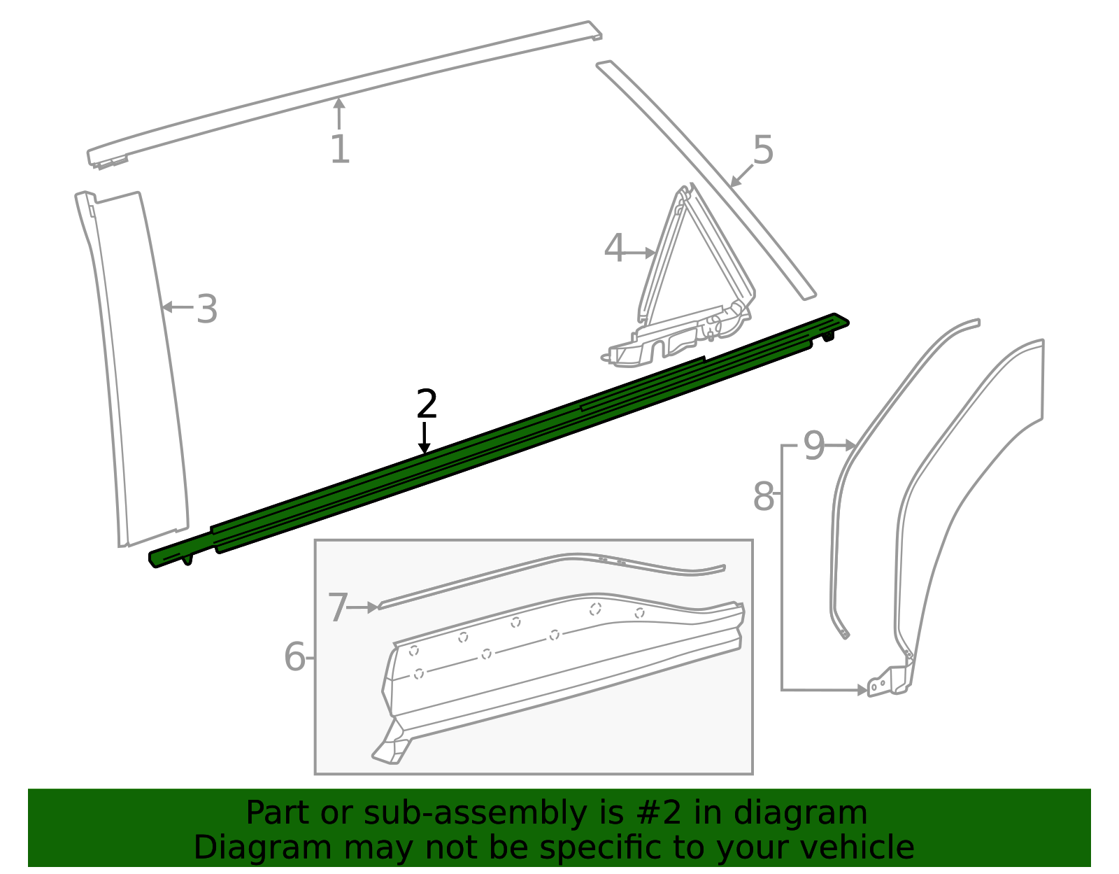 75740-42100 - High-Quality Belt Molding for 2023-2025 Toyota bZ4X ...