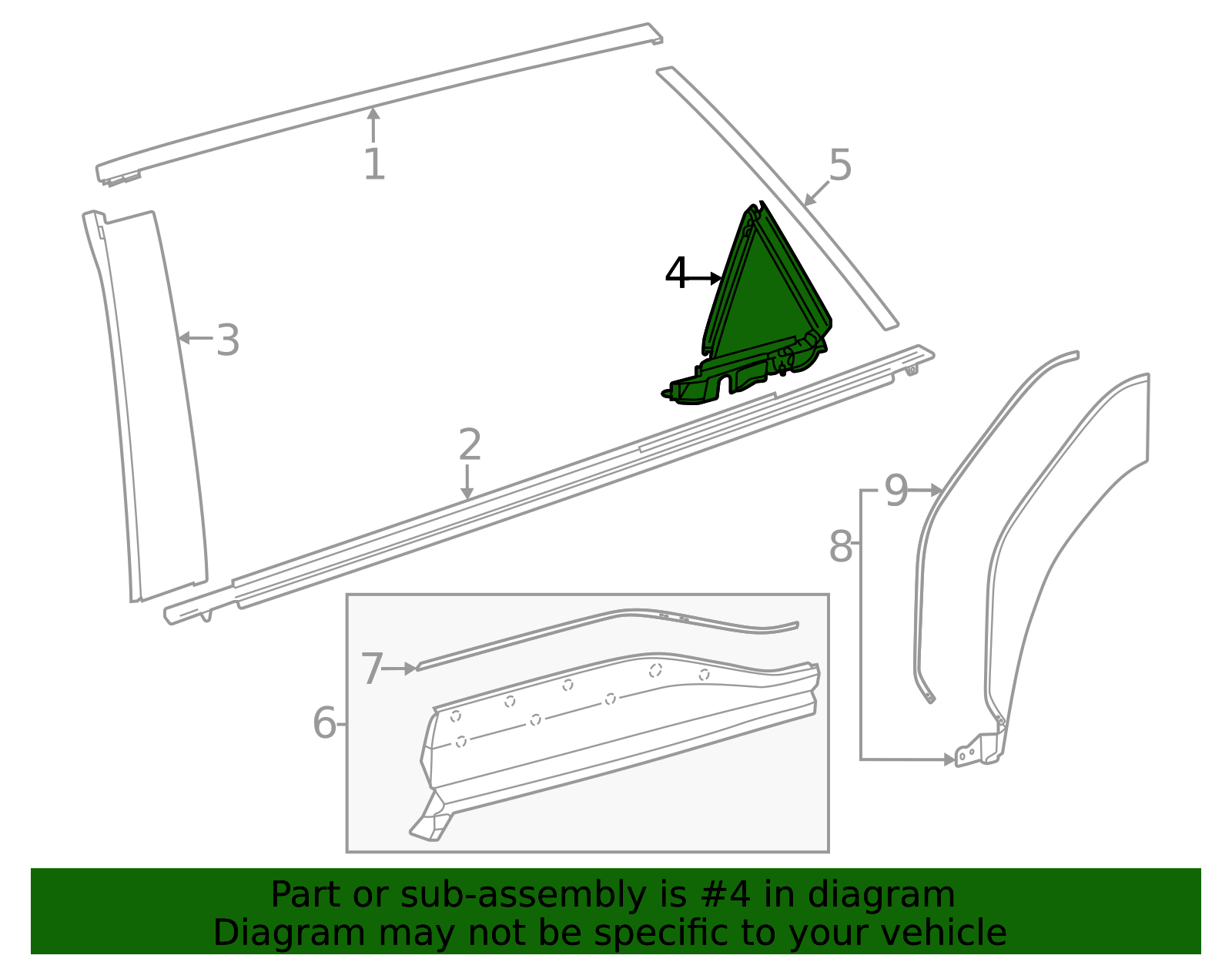 2023-2025 Toyota bZ4X Applique Clip 67470-42020 | Toyota Parts Center
