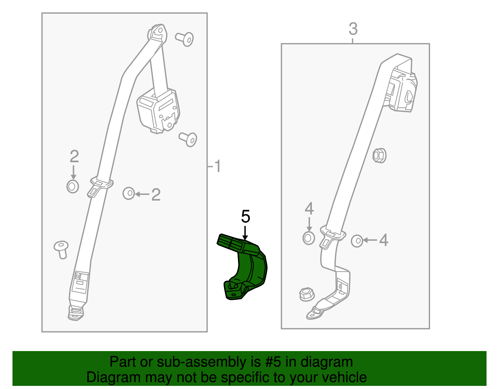 2021-2023 Buick Envision Buckle 84903703 | Capital Chevy Parts