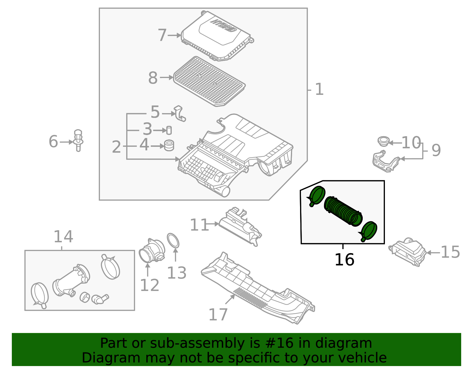 2021-2023 Hyundai Elantra Connector Tube 28212-BY100 | World OEM Parts ...