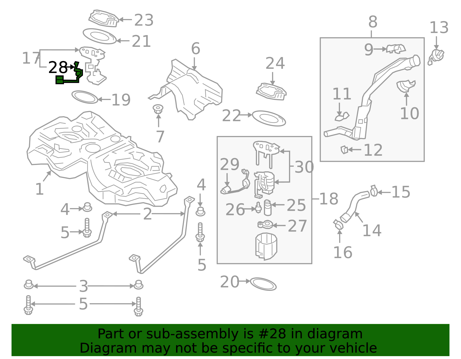 2019-2025 Mazda 3 Fuel Gauge Sending Unit BDJD-60-970 | RealMazdaParts.com