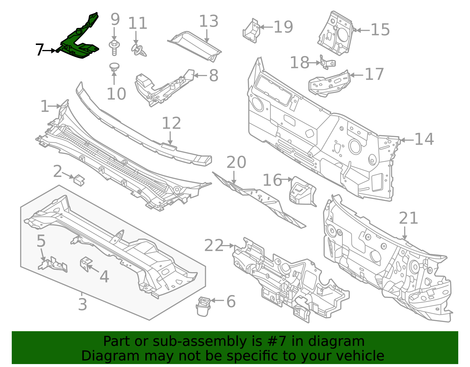 2021-2024 Ford Mustang Mach-E Reinforcement LJ8Z-58021A36-A | Ford OEM ...