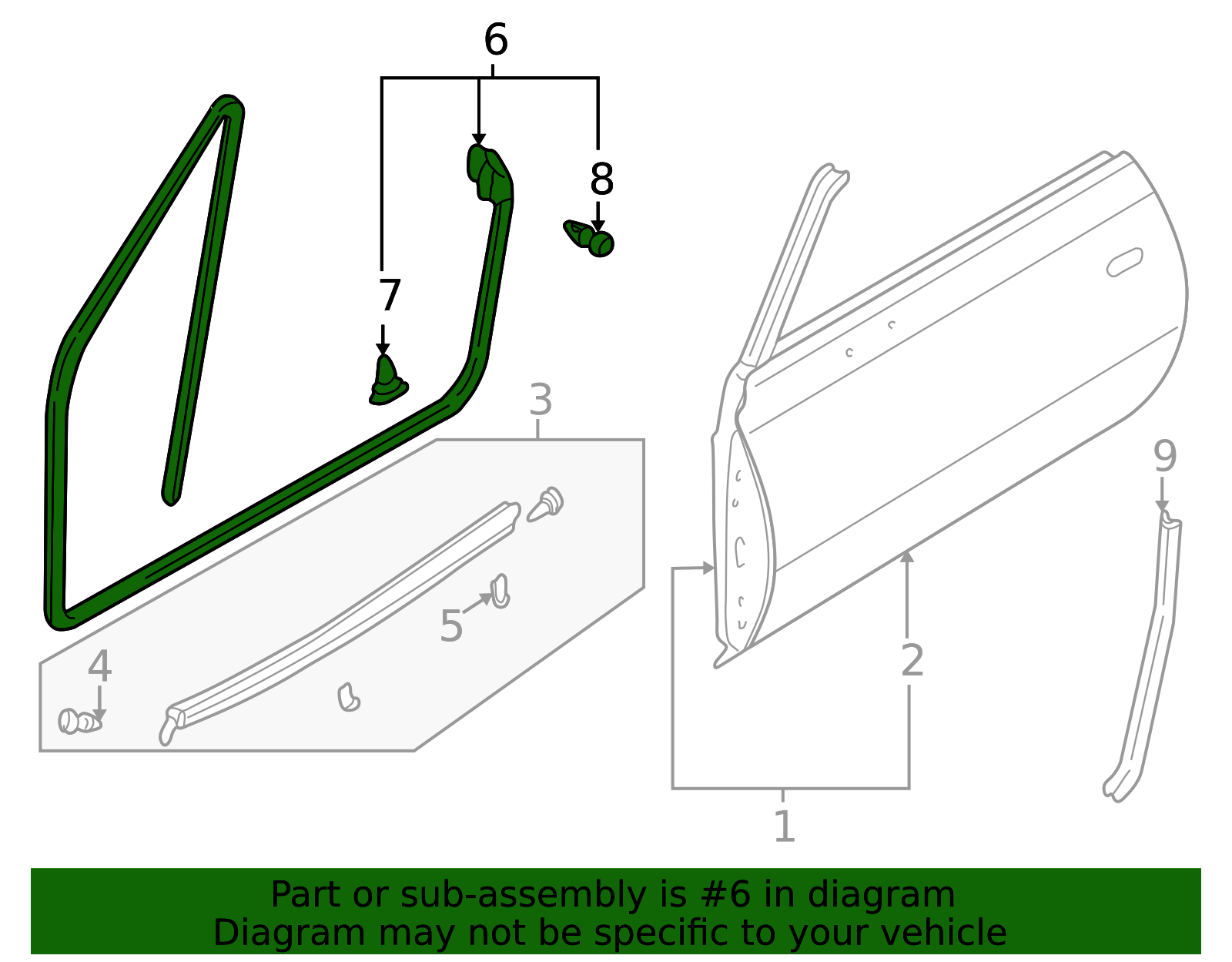 nc1058760f - Mazda Door Weather-Strip 1999-2005 Mazda Miata ...