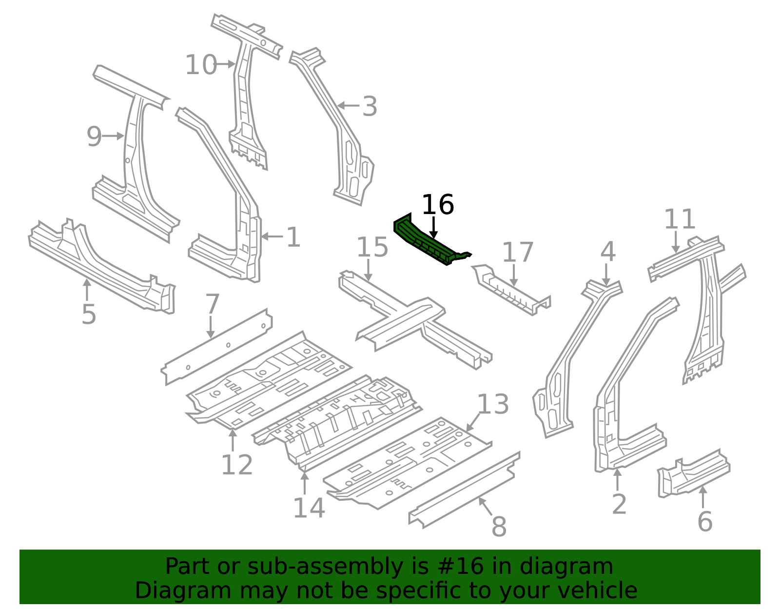 2012-2017 Hyundai Veloster Cross-Member 65185-2V000 | MotorMotor