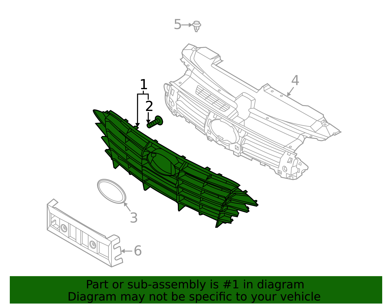 2020-2023 Hyundai Sonata Grille Assembly 86350-L0080 | OEM Parts Online