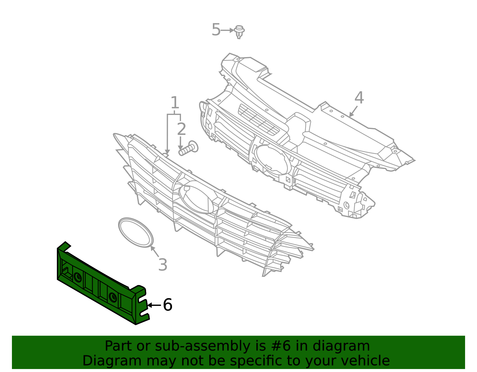 Genuine OEM License Bracket Part# 86519-L0100 Fits 2020-2022 Hyundai ...