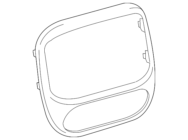 23474430 - Polar Silver Instrument Panel Accessory Center Trim Panel ...