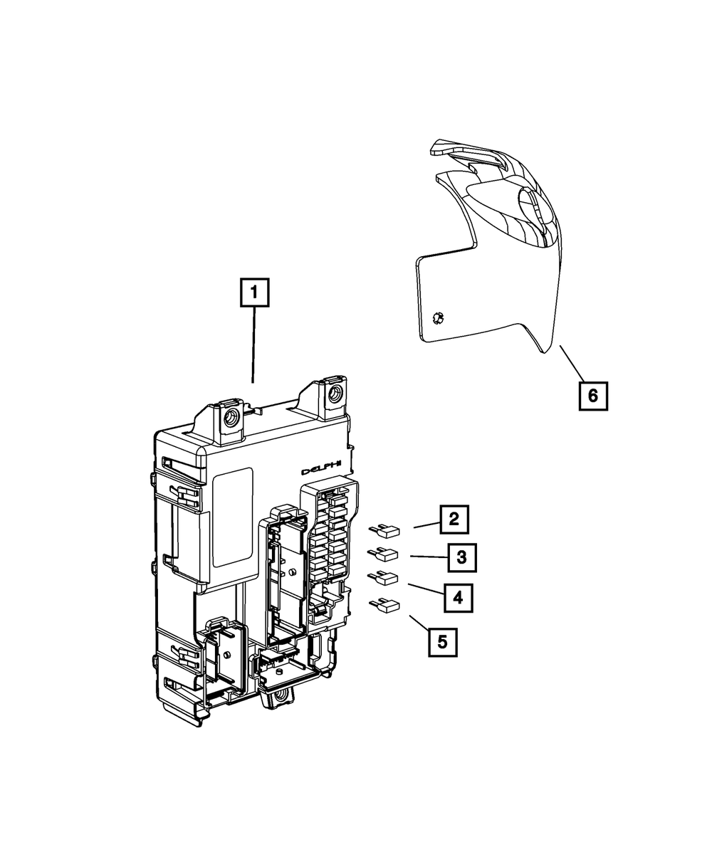 2012-2013 Fiat 500 Body Controller Module 68184343AD | Prestige CDJR Parts